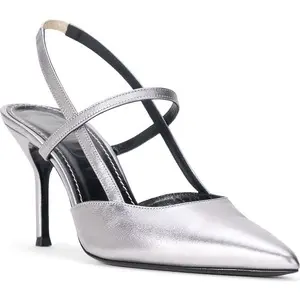 Staud Sebastian Slingback Sandal - Pewter