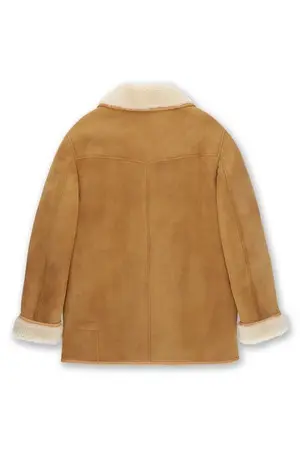 FORTELA Lemans Double-breasted Shearling Coat