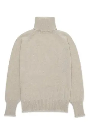 FORTELA Piero High Neck Alpaca Wool Sweater - Beige