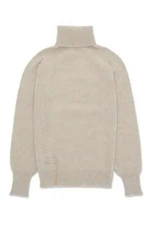 FORTELA Piero High Neck Alpaca Wool Sweater - Beige