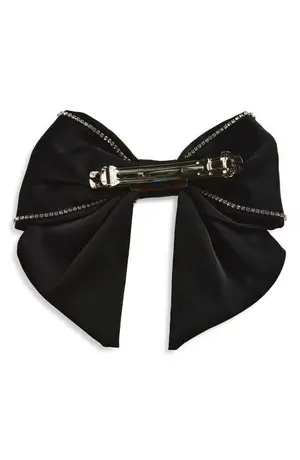 Tasha Rhinestone Bow Barrette