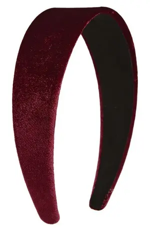 Tasha Velvet Headband - Red