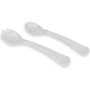 BEATRIZ BALL COLLECTION Vida Havana Salad Servers - White