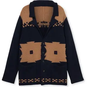 FORTELA Faustop Cashmere Cardigan - Blue
