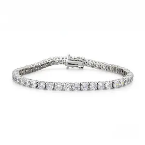 SPERO LONDON Sterling 4mm Tennis Bracelet - Silver