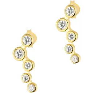 SPERO LONDON Star Cluster Stud Earring - Gold