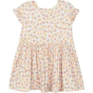 MABEL + HONEY Floral Print Dress - Brown