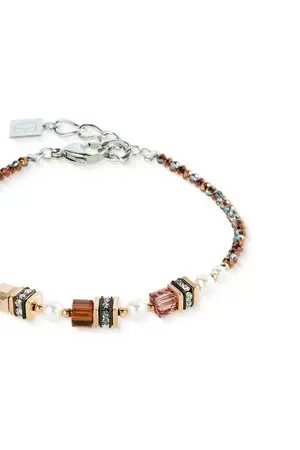 COEUR DE LION Sparkling Princess Bracelet - Mocha Mousse