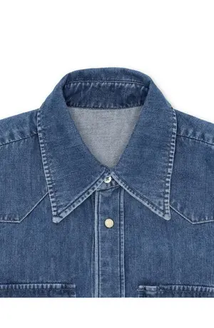 FORTELA Yellowstone Stone Wash Denim Shirt