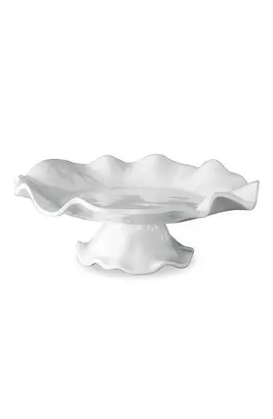 BEATRIZ BALL COLLECTION Vida Havana Pedestal Cake Plate - White