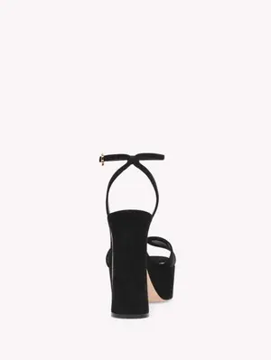 GIANVITO ROSSI Suede Platform Heel