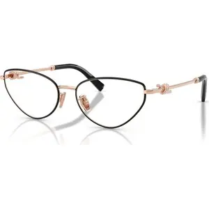 Tiffany & Co. 56mm Cat Eye Optical Glasses - Black