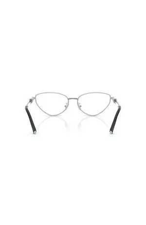 Tiffany & Co. 56mm Cat Eye Optical Glasses - Silver
