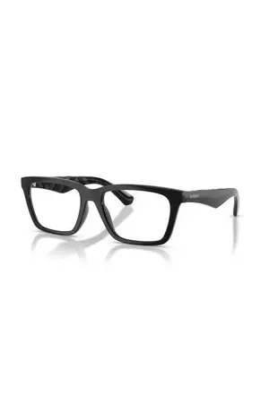 Burberry 53mm Rectangle Optical Glasses - Black