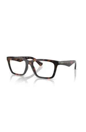 Burberry 53mm Rectangle Optical Glasses - Brown