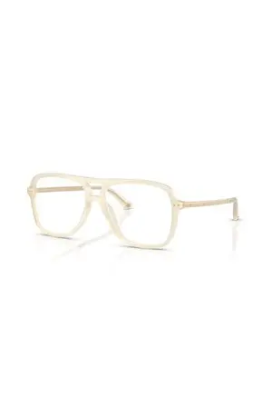 JIMMY CHOO 55mm Pilot Eyeglasses - Yellow