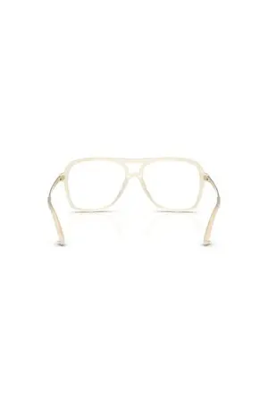 JIMMY CHOO 55mm Pilot Eyeglasses - Yellow
