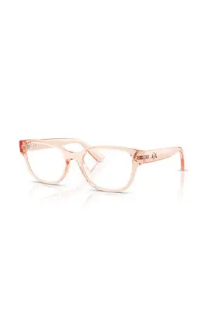 Armani Exchange 53mm Cat Eye Optical Glasses - Pink