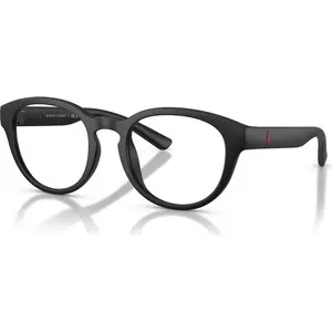 Polo Ralph Lauren 50mm Phantos Optical Glasses - Black