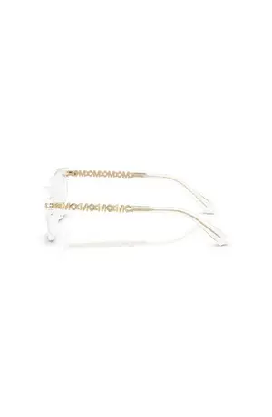Michael Kors 49mm Cat Eye Optical Glasses - Transparent