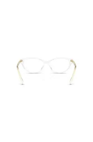 Michael Kors 49mm Cat Eye Optical Glasses - Transparent