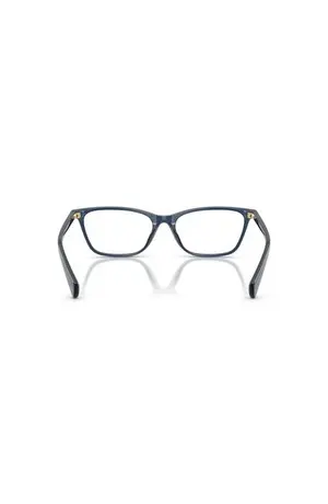 Ralph Lauren 55mm Rectangle Eyeglasses - Blue