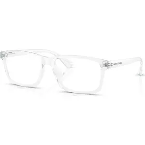 Armani Exchange 56mm Rectangle Eyeglasses - Transparent