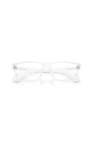 Armani Exchange 56mm Rectangle Eyeglasses - Transparent