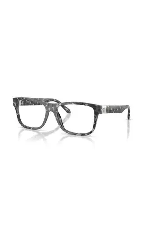 Versace 56mm Square Optical Glasses - Tortoise