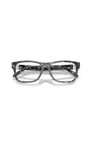 Versace 56mm Square Optical Glasses - Tortoise