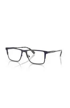 Michael Kors 55mm Rectangle Optical Glasses - Blue