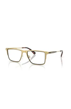 Michael Kors 55mm Rectangle Optical Glasses - Yellow