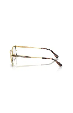 Michael Kors 55mm Rectangle Optical Glasses - Yellow