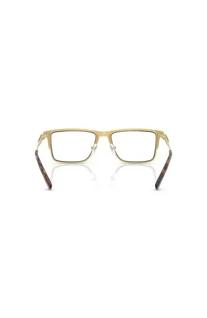 Michael Kors 55mm Rectangle Optical Glasses - Yellow