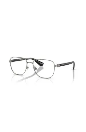 Burberry Silver Tone Eyewear For Men