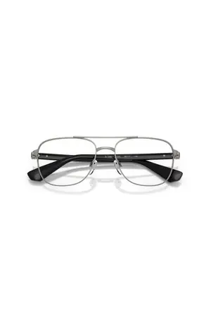 Burberry 54mm Pilot Optical Glasses - Silver