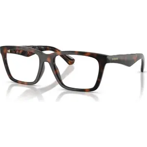 Burberry 55mm Rectangle Optical Glasses - Brown