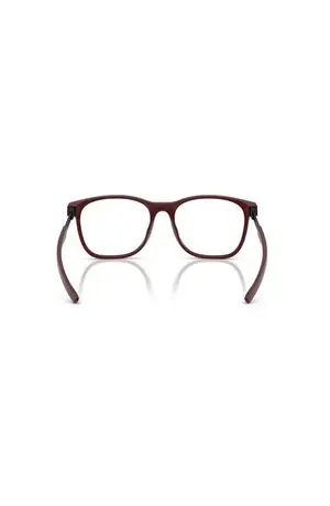 SCUDERIA FERRARI 52mm Rectangle Optical Glasses - Red