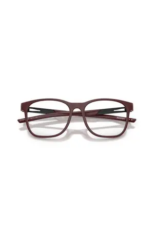 SCUDERIA FERRARI 52mm Rectangle Optical Glasses - Red