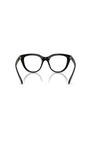 SWAROVSKI 49mm Cat Eye Optical Glasses - Black