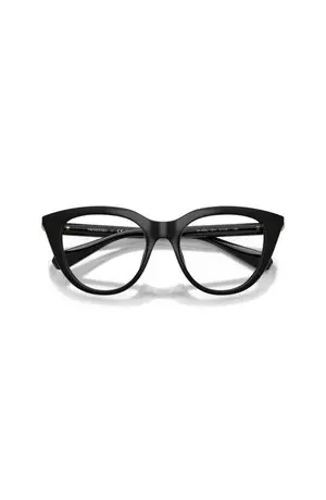 SWAROVSKI 49mm Cat Eye Optical Glasses - Black
