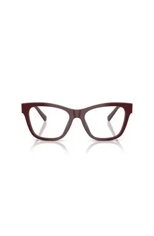 Dolce & Gabbana 53mm Square Optical Glasses - Red