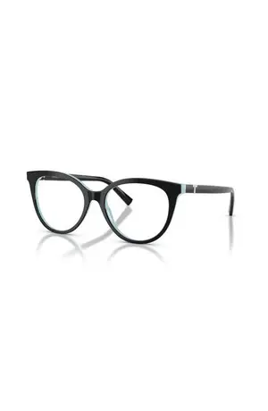 Tiffany & Co. 53mm Cat Eye Optical Glasses - Black
