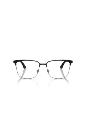 Giorgio Armani 55mm Rectangle Full Rim Eyeglasses
