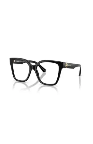 Burberry 51mm Square Full Rim Optical Glasses - Black