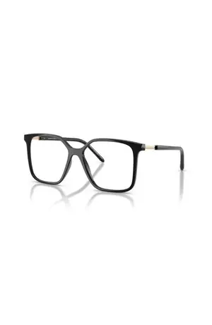 Armani Exchange 53mm Irregular Eyeglasses - Black