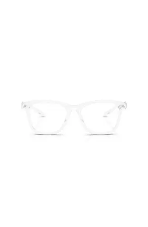 DIESEL® 53mm Square Full Rim Eyeglasses - Transparent