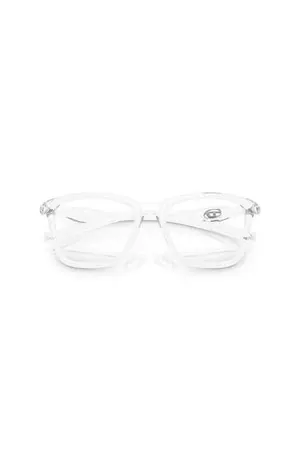 DIESEL® 53mm Square Full Rim Eyeglasses - Transparent