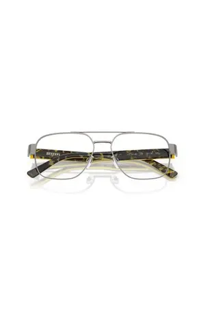 SCUDERIA FERRARI Rectangle Full Rim Eyeglasses - Grey
