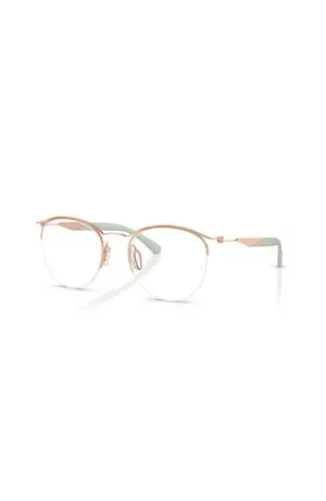 Ray-ban 50mm Round Eyeglasses - Pink